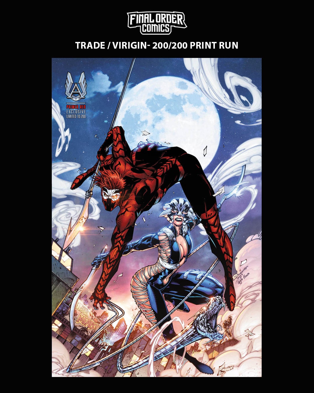 ARTISTS ELITE COMIC PRIMER RED - BRETT BOOTH & FINAL ORDER COMICS ...